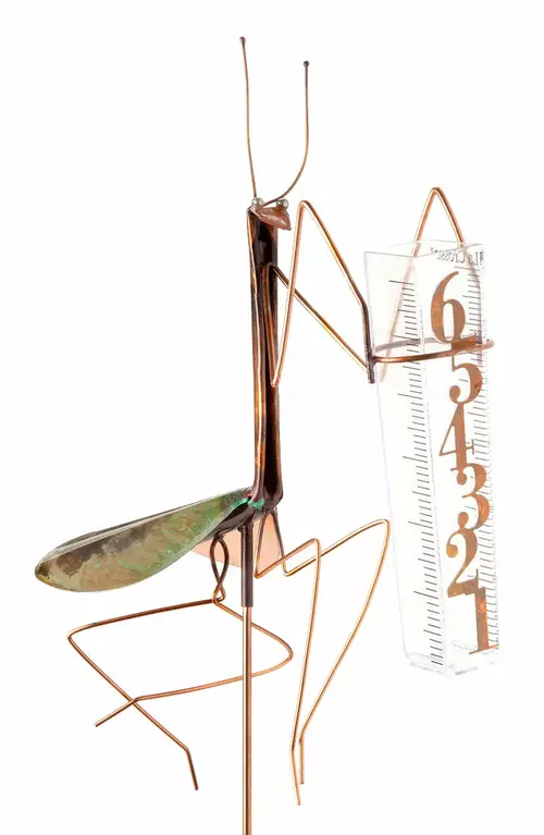 UNCOMMON GOODS Praying Mantis Rain Gauge