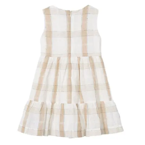 MAYORAL Plaid Linen Dress