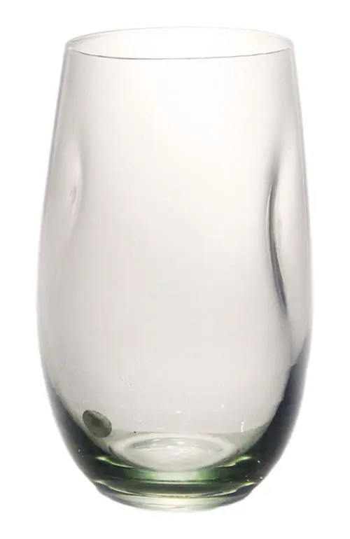 MBARE Dented Water Glass 500ml/17 Oz