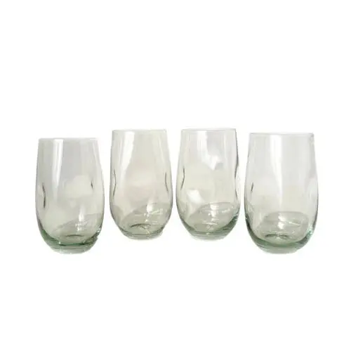 MBARE Dented Water Glass 500ml/17 Oz