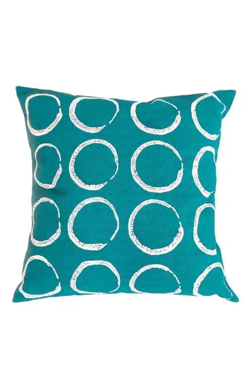 MBARE Sadza Circles Pillow Coverseychelles 18' - Teal