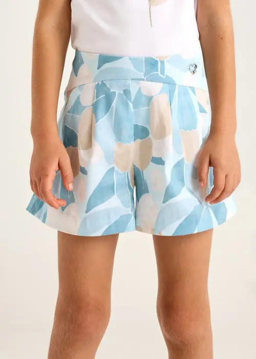 MAYORAL Floral Print Skort
