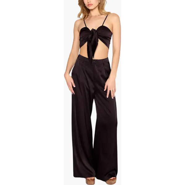 BEACH BUNNY Ramsey Pant - Black