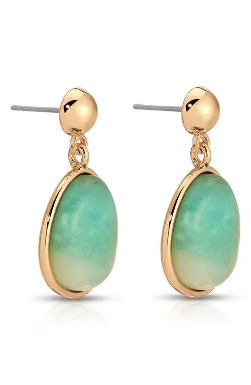 Ettika Amazonite Orb Drop Earrings