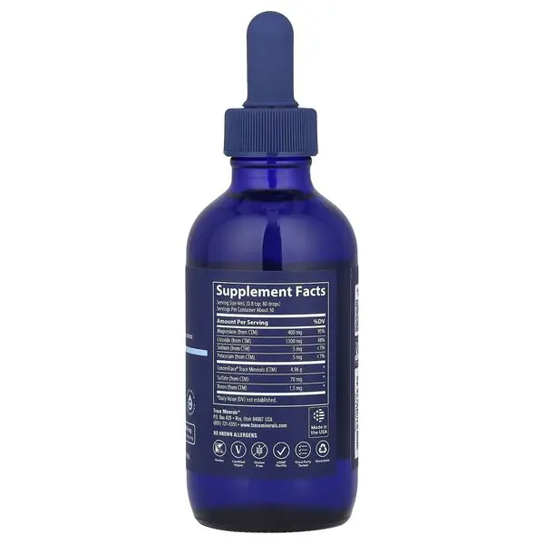 TRACE MINERALS Liquid Ionic Magnesium 400mg 118 Ml