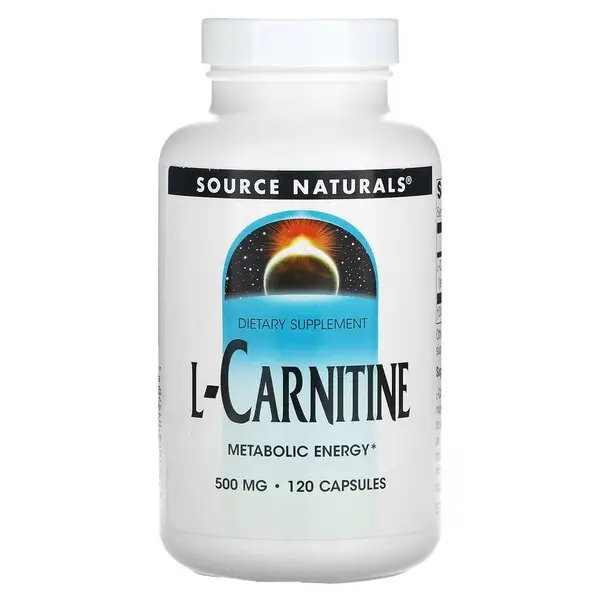 SOURCE NATURALS L-carnitine 500mg 120 Capsules - One-color