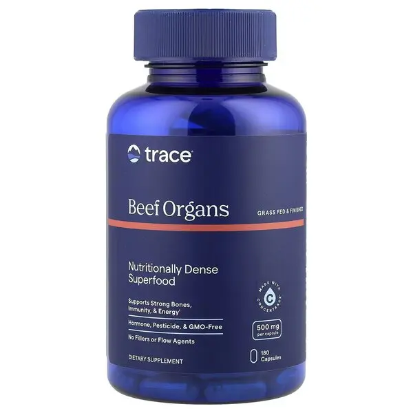 TRACE MINERALS Tmancestral Beef Organs 180 Capsules - One-color