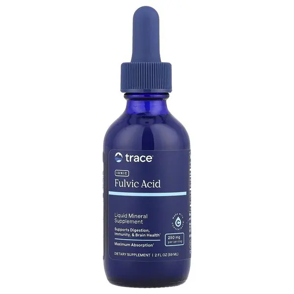 TRACE MINERALS Liquid Ionic Fulvic Acid W/ Concentrace 250mg 59 Ml - One-color