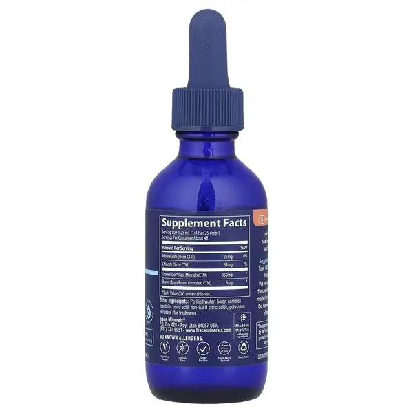 BEAUTIFIEDYOU Trace Minerals Liquid Ionic Boron 6mg 59 Ml