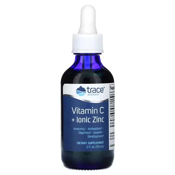 TRACE MINERALS Vitamin C + Ionic Zinc 59 Ml - One-color