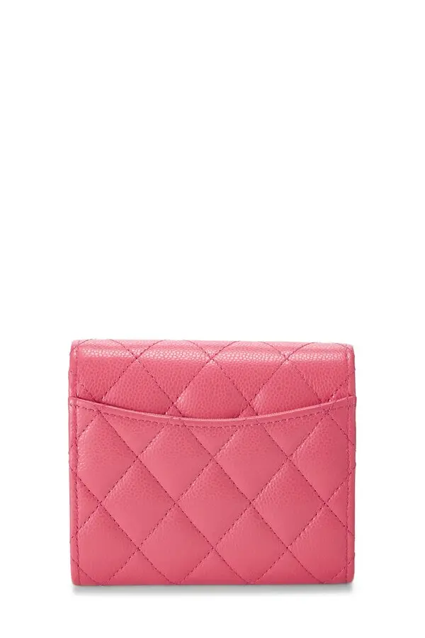Chanel Caviar Classic Flap Compact Wallet