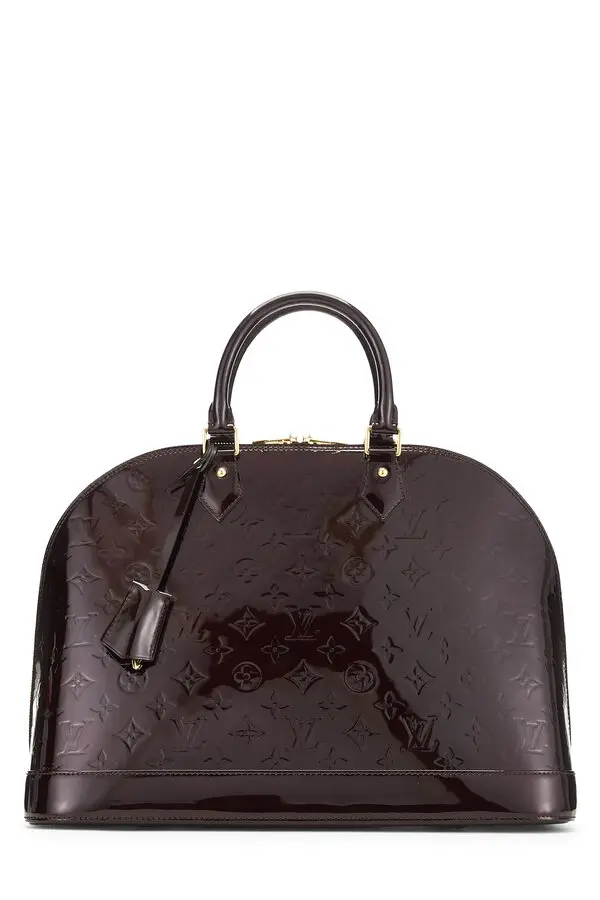 LOUIS VUITTON Alma Amarante Monogram Vernis - Purple