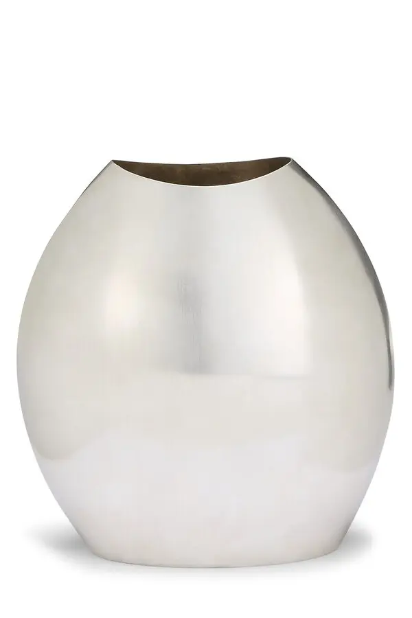 Hermès Plated Bean Vase - Silver
