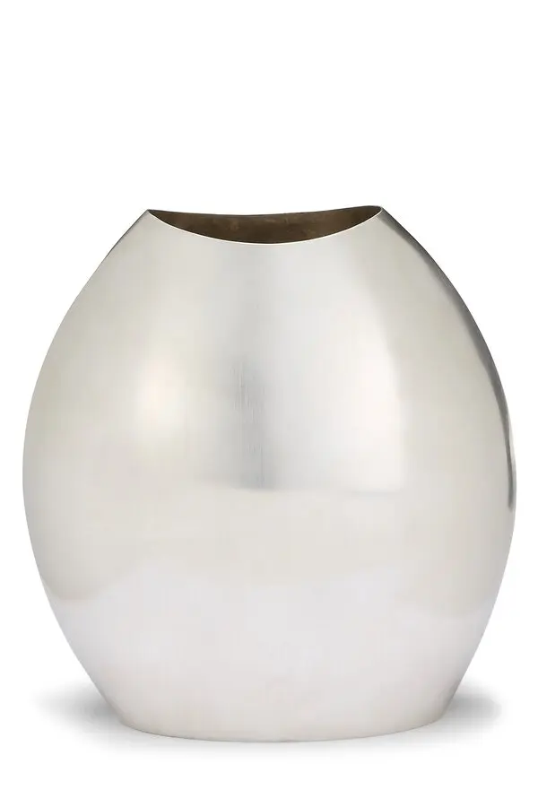 Hermès Plated Bean Vase - Silver