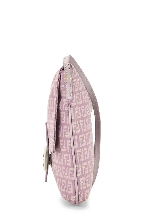 Fendi Zucchino Canvas Tube Messenger Bag