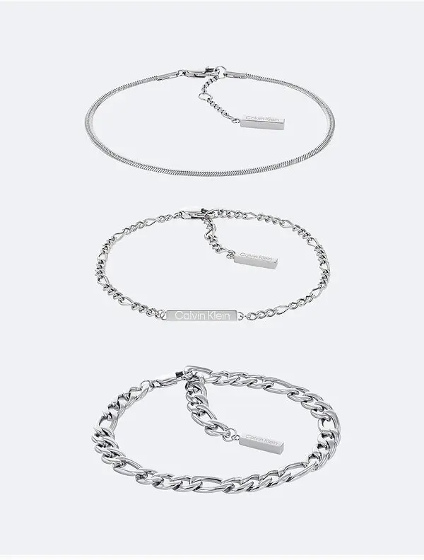 Calvin Klein Chain Bracelet Set - Stainless Steel