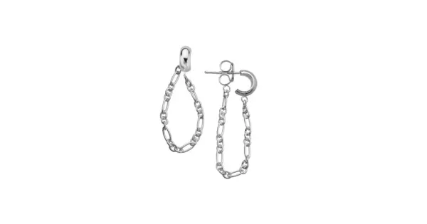 Jennifer Zeuner Jewelry Sean Chain-link Drop Earrings - One-color