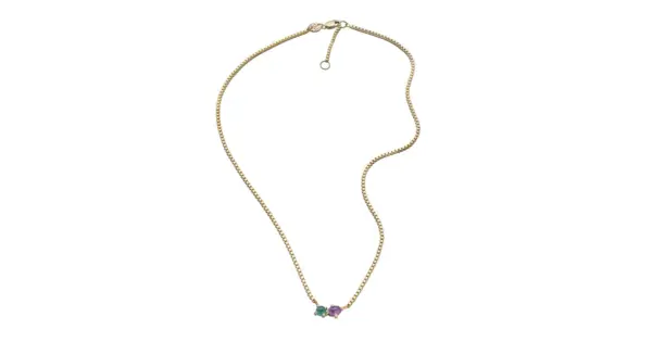 Jennifer Zeuner Jewelry Asher Gemstone Necklace - One-color