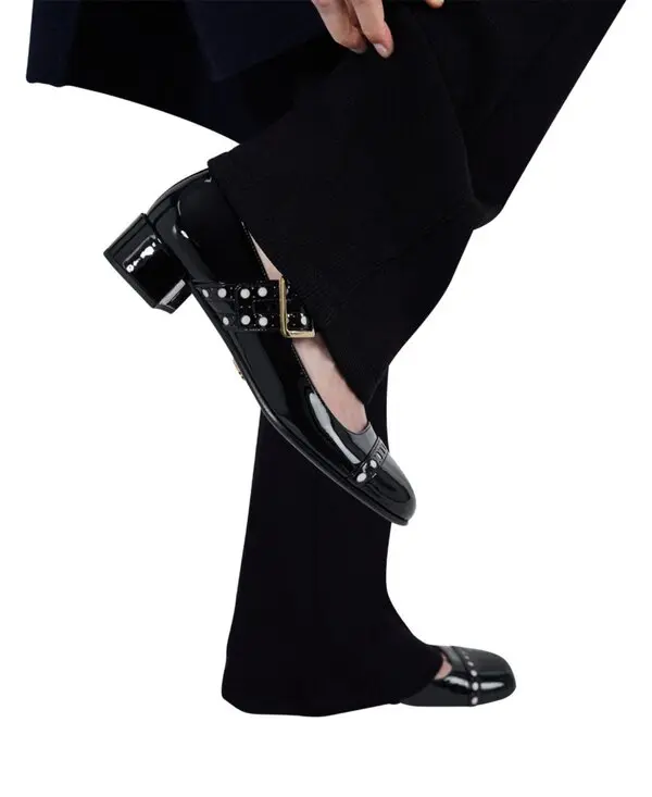 Prada Patent Leather Mary Jane Pumps