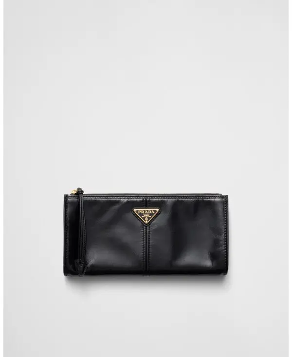 Prada Leather Pouch - Black