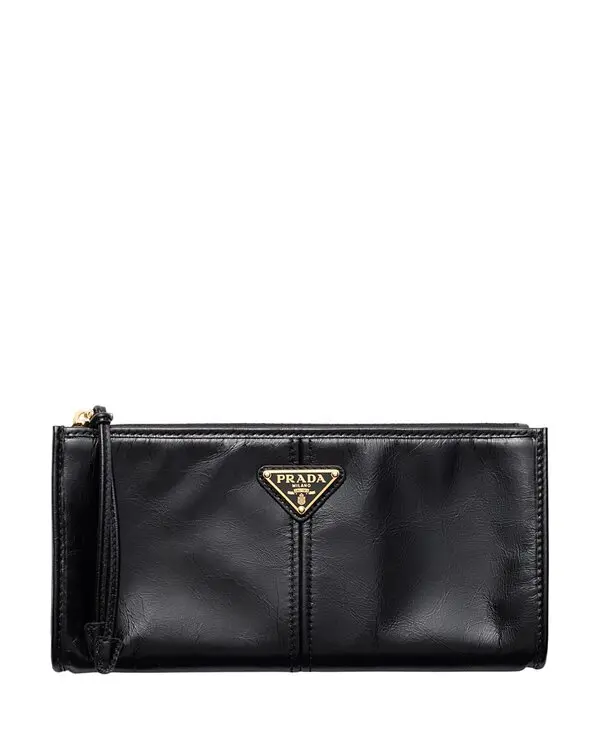Prada Leather Pouch - Black