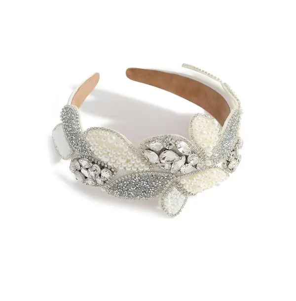 SOHI Studded Hairband - Silver