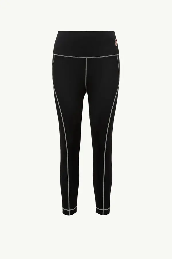 Moncler Logo Leggings - Black