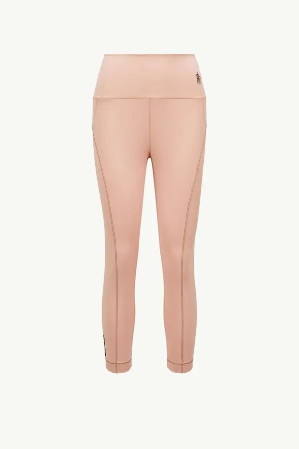 Moncler Logo Leggings - Pink