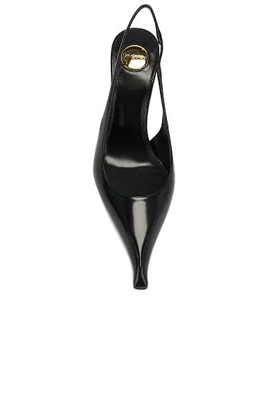 Saint Laurent Miller Wedge Pump - Nero