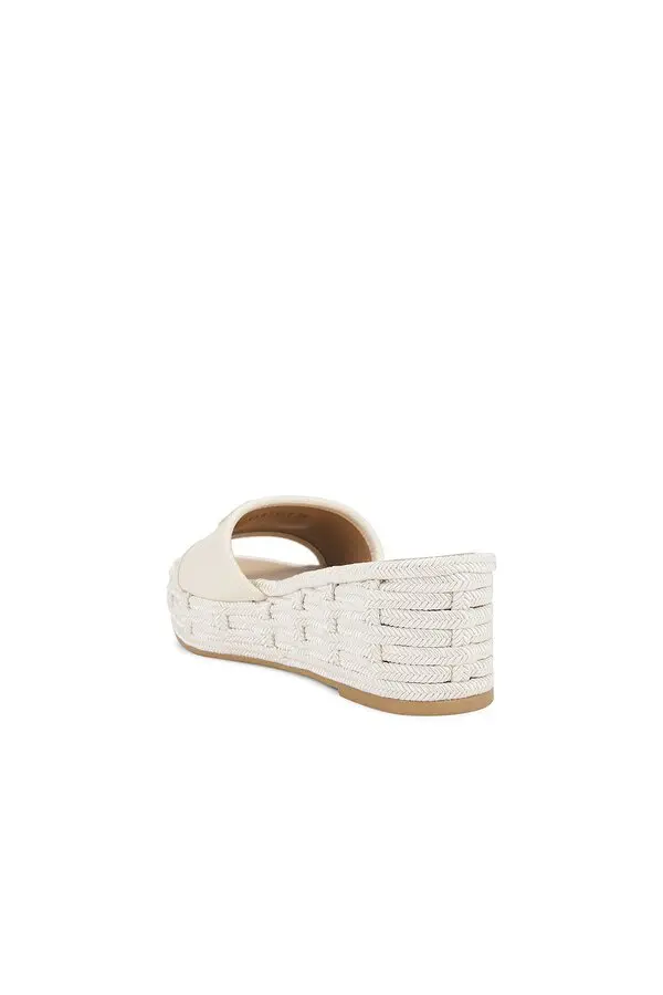 Valentino Garavani Vlogo Espadrilla Slides - Light Ivory