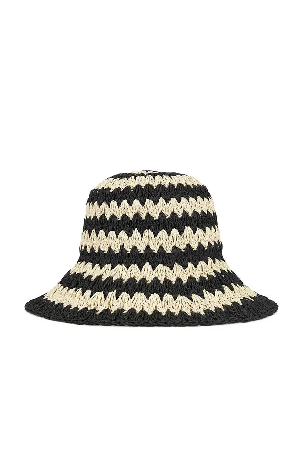 By Malene Birger Strawie Hat - Black | Editorialist
