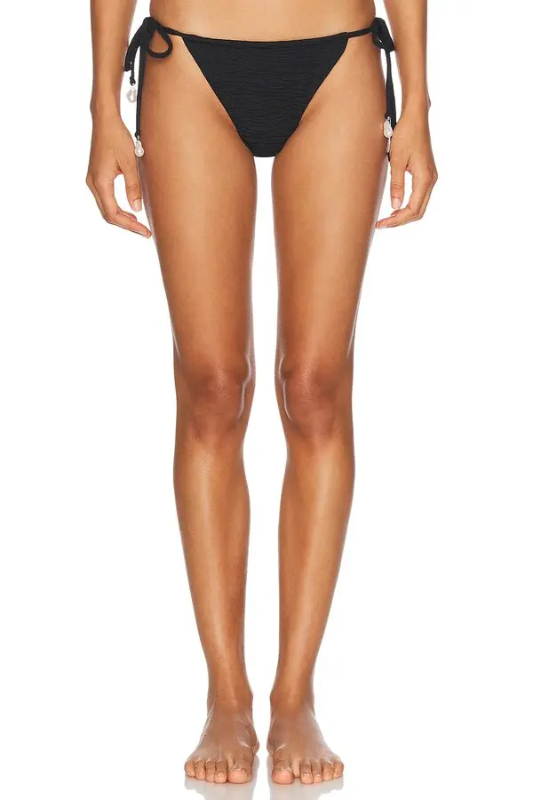 LA PORTE Kourtney Bikini Bottom - Black