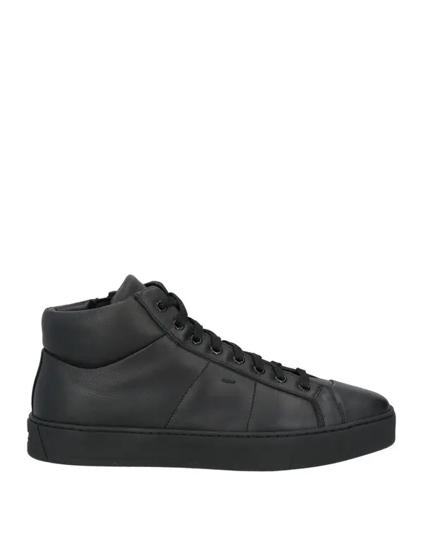 Santoni Leather High-top Sneakers