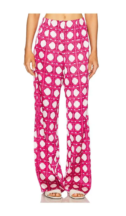 Misa X Rita Pant - Fuchsia Rattan Mix