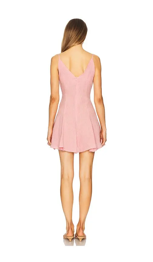 Matthew Bruch Camisole Flutter Mini Dress