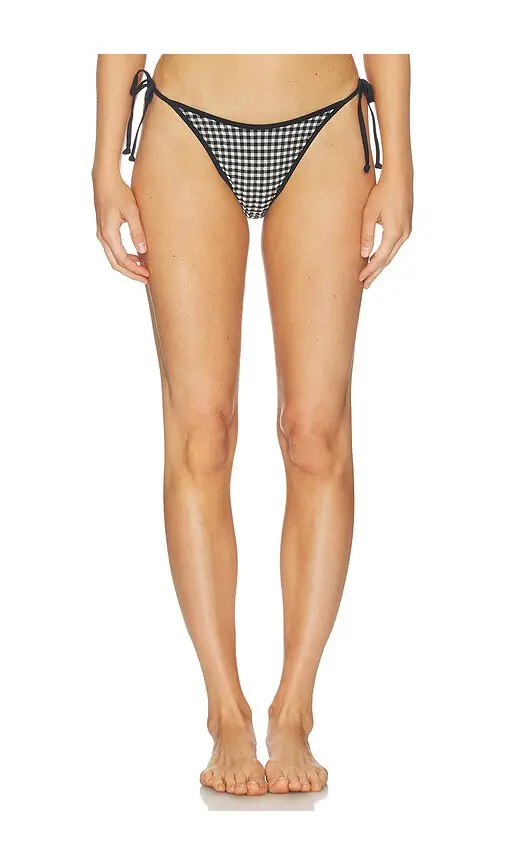 Onia Cleo Bikini Bottom - Black & White