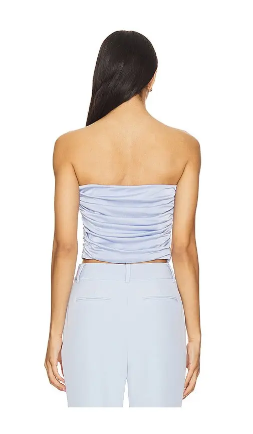 ET OCHS Talia Ruched Strapless Top