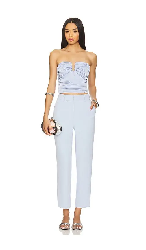 ET OCHS Talia Ruched Strapless Top