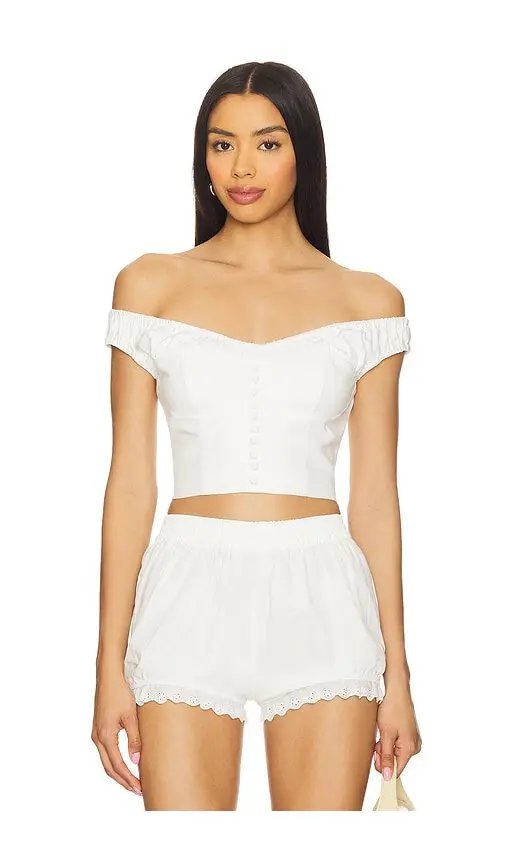 Majorelle Clarissa Off-the-shoulder Top