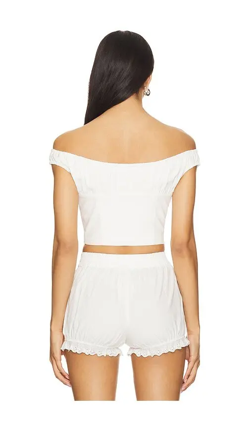 Majorelle Clarissa Off-the-shoulder Top