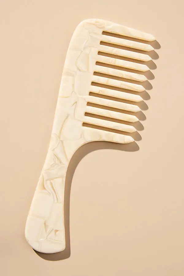 SOLAR ECLIPSE Wide-tooth Handle Hair Comb - Blonde