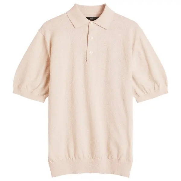 BEAMS Boucle Knit Polo