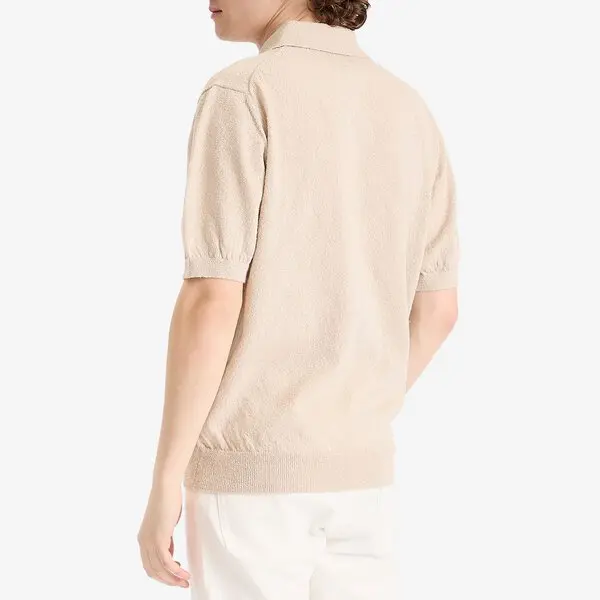 BEAMS Boucle Knit Polo