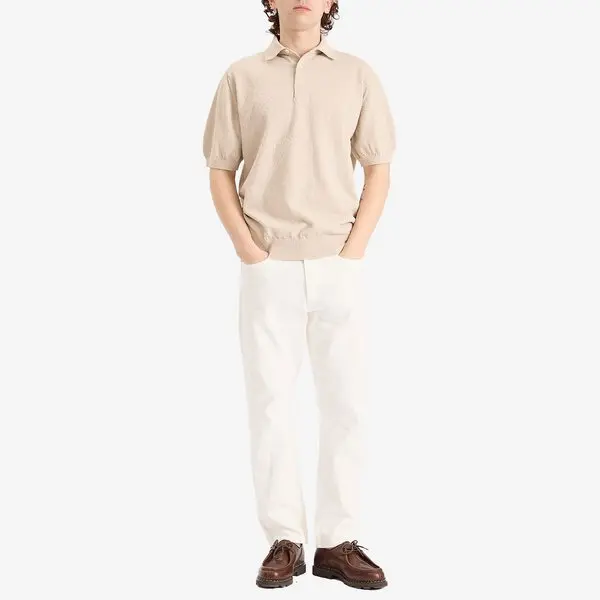 BEAMS Boucle Knit Polo