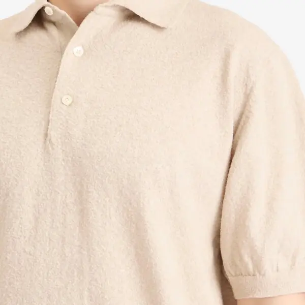 BEAMS Boucle Knit Polo