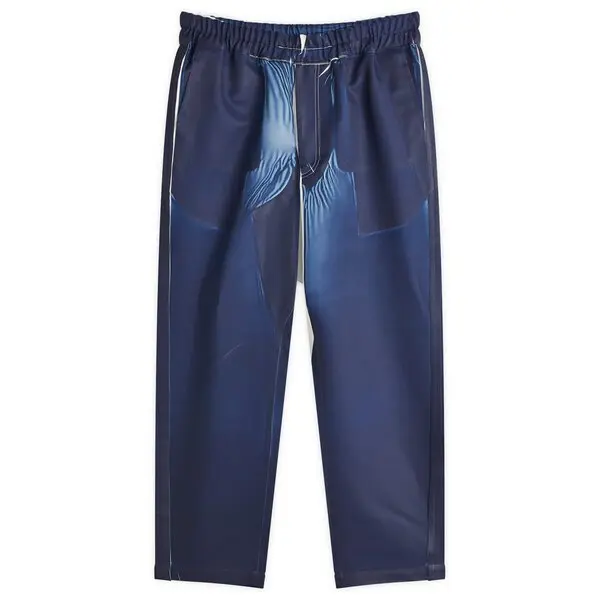 Comme Des Garçons Garment Printed Twill Trousers