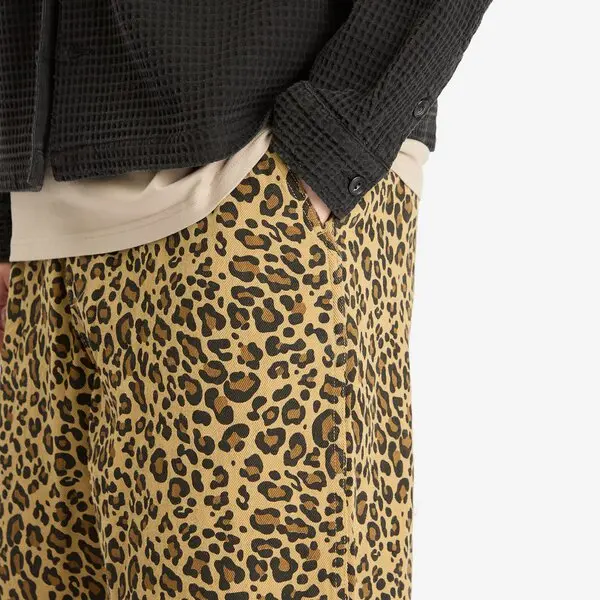 BRAIN DEAD Twill Climber Shorts - Leopard
