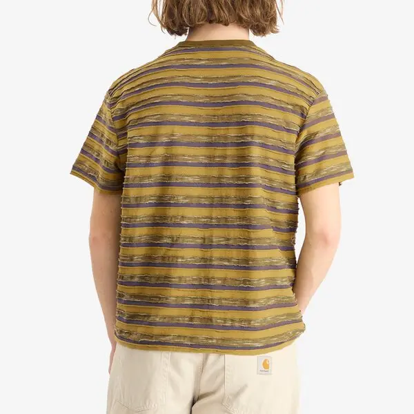 BRAIN DEAD Casey Striped T-shirt