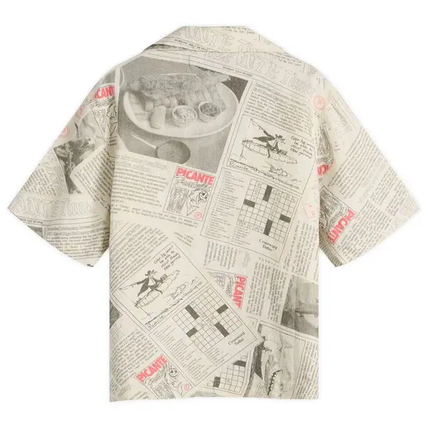 PICANTE X Headline Printed Linen Shirt