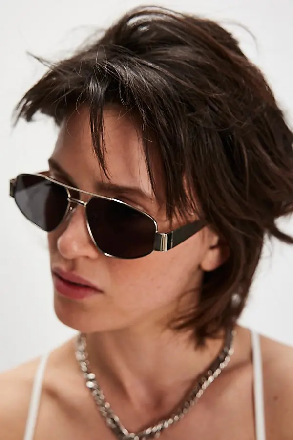 Nwot Free people By The Shore Metal Aviator Sunglasses Free People By The Shore Metal Aviator Sunglasses | Pacific City main image 4
